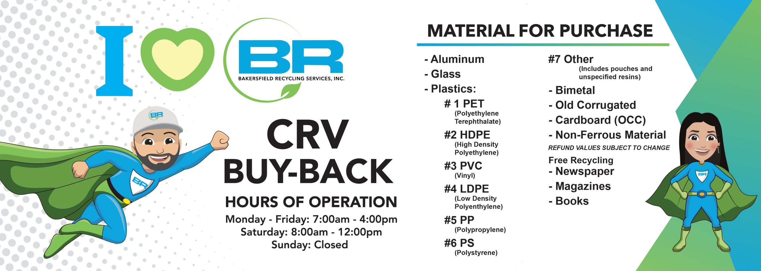 CRV Buy-Back - Bakersfield Recycling Services